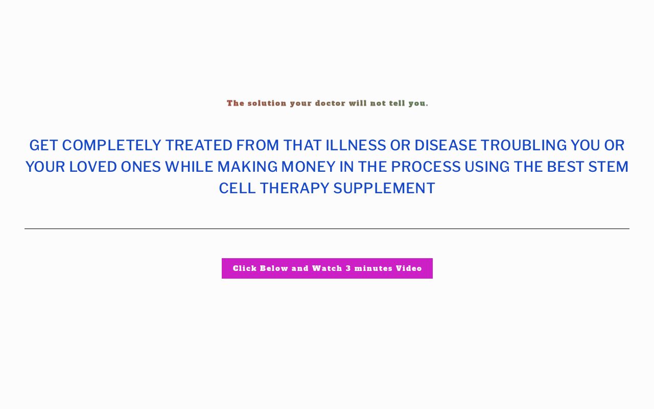 Diva secret Stemcell health Solution (copy)